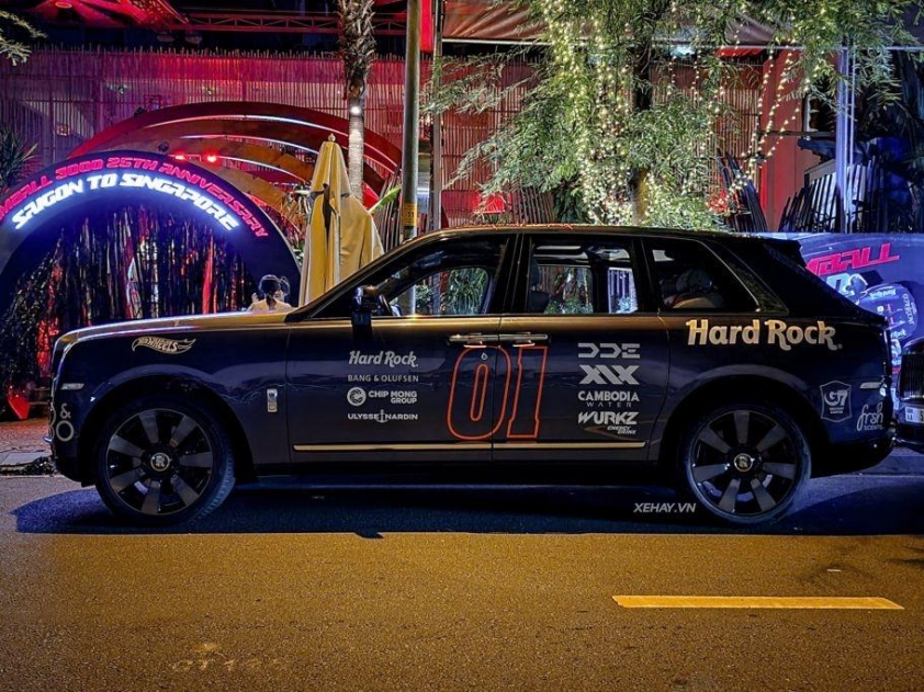Gumball 3000: SUV siêu sang Rolls-Royce Cullinan mang biển số UAE lộ diện tại TP.HCM