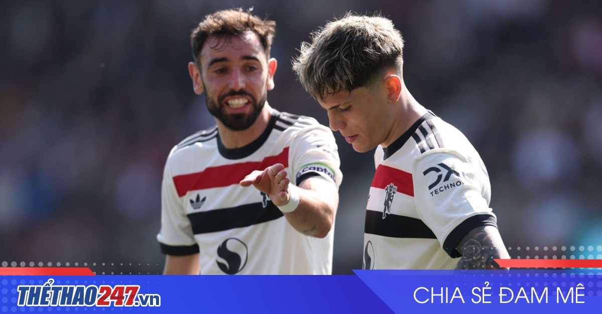 Bruno Fernandes không hài lòng về thái độ thi đấu của Garnacho tại MU