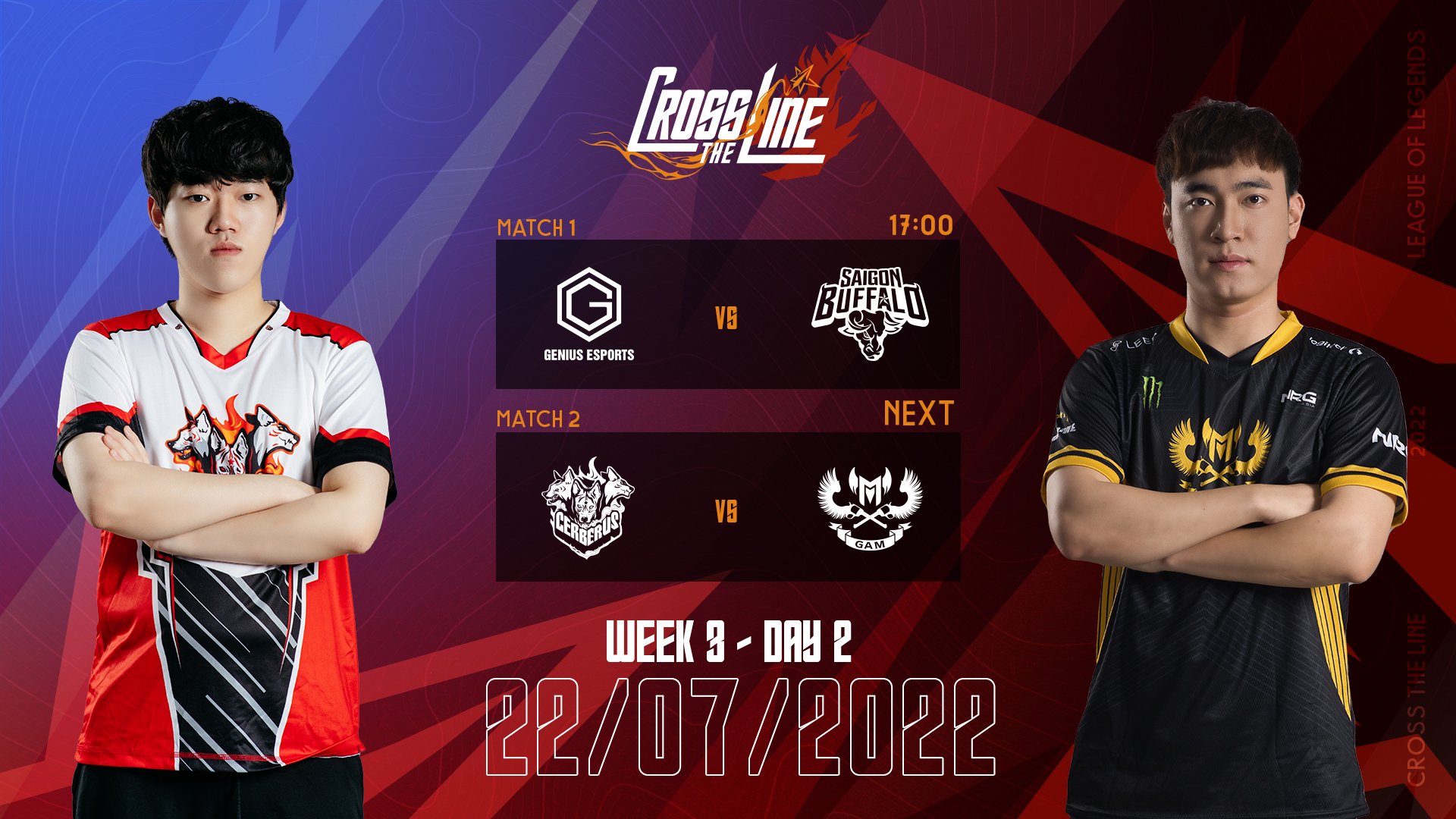 Lịch thi đấu VCS ngày hôm nay 22/7: Đại chiến CES - GAM