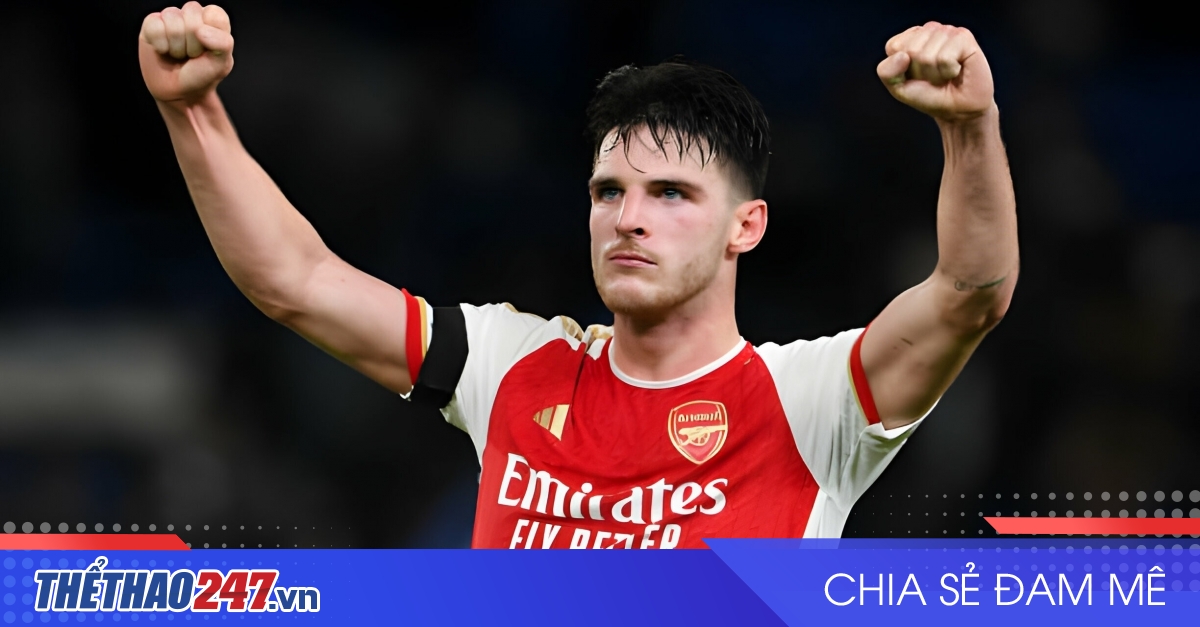 CHÍNH THỨC: Declan Rice nhận giải thưởng cầu thủ xuất sắc nhất năm
