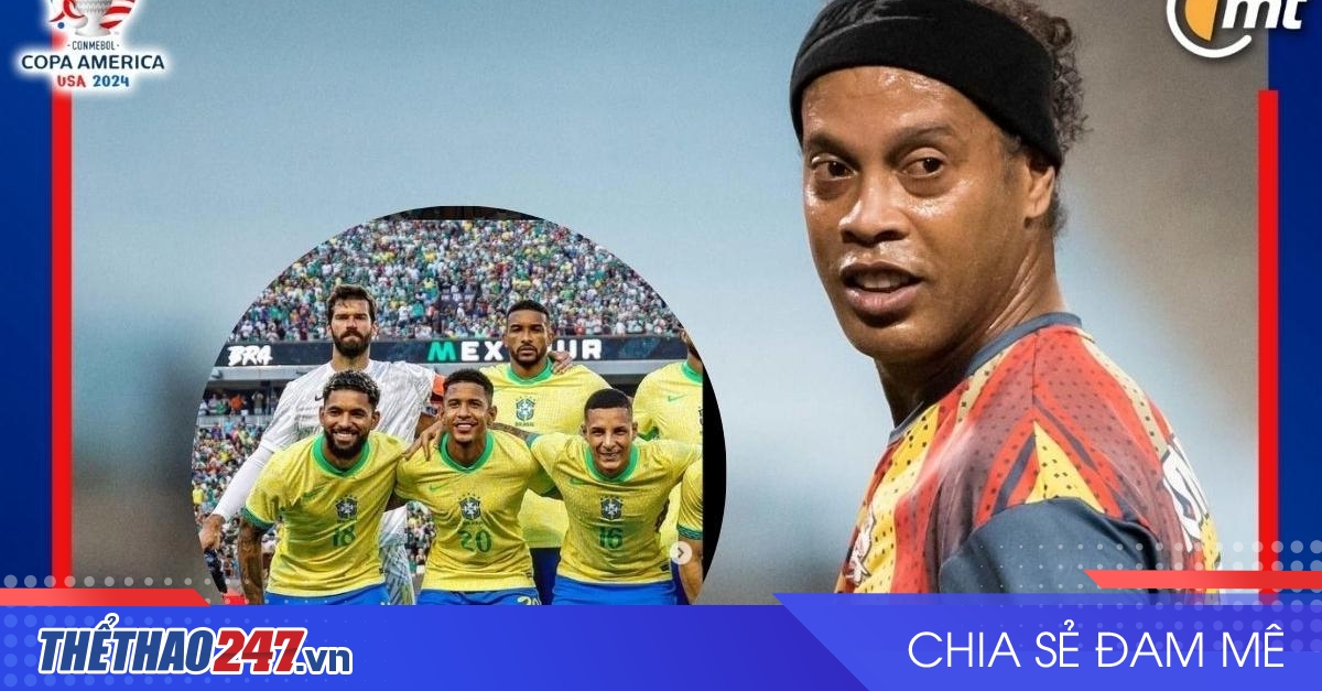 Ronaldinho giận dữ tuyên bố từ mặt ĐT Brazil trước Copa America 2024
