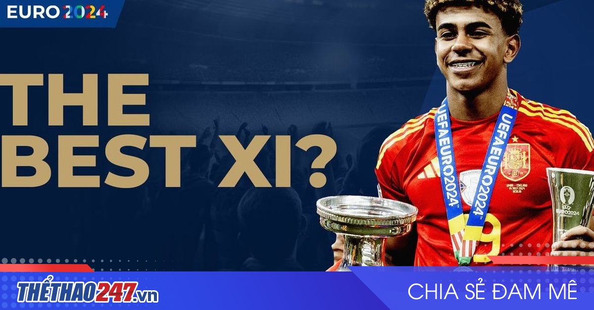 CHÍNH THỨC: UEFA công bố đội hình tiêu biểu Euro 2024