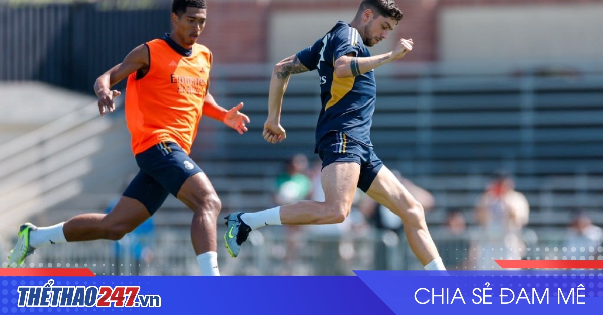 'Bắt chước' Benzema, Valverde tính cùng Bellingham đua vua phá lưới?