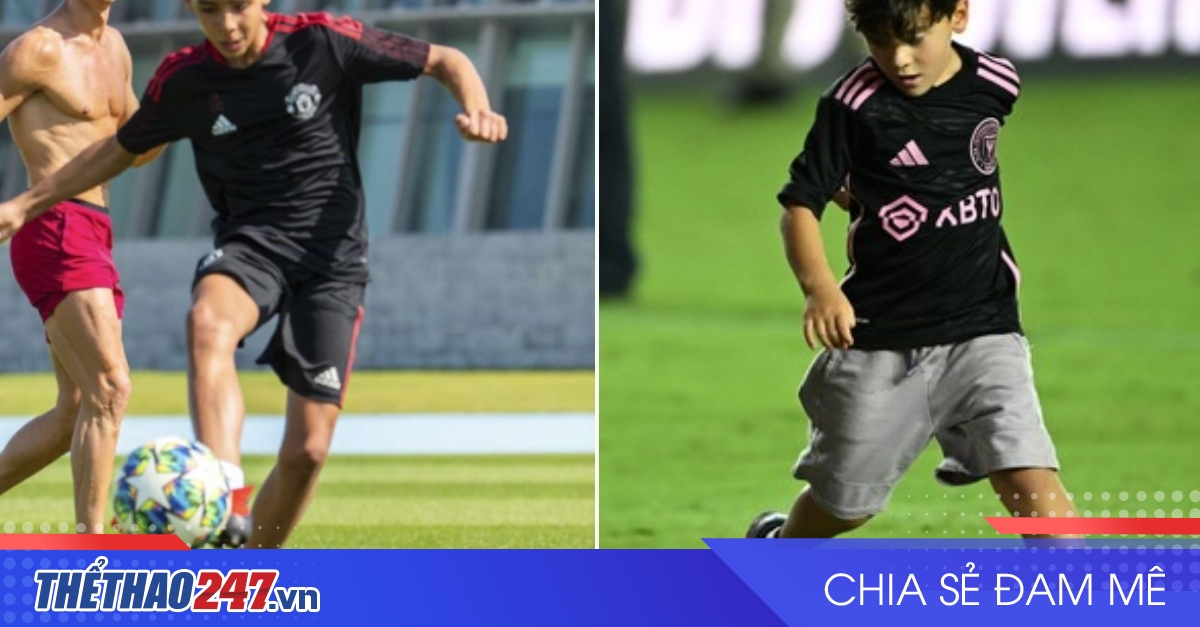 Ganh đua Cristiano Jr, Mateo Messi sẵn sàng danh xưng 'GOAT' giống cha