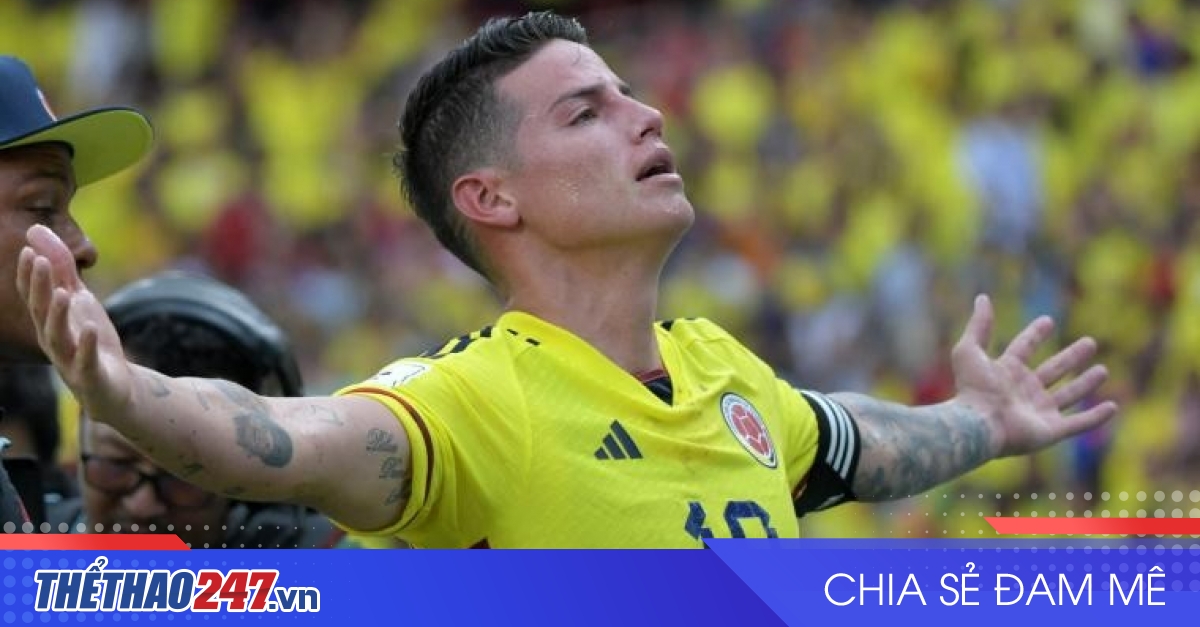 James Rodriguez muốn quay lại La Liga sau trận thắng Tây Ban Nha