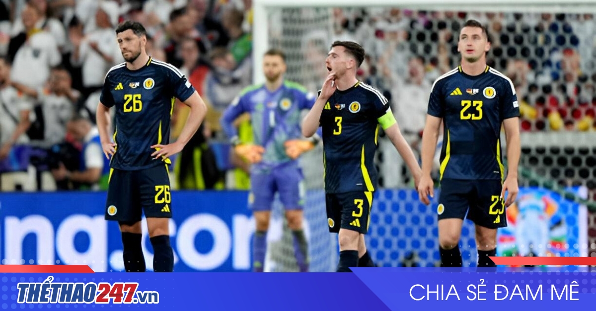 Đội trưởng Scotland: 'Đức thi đấu hiệu quả hơn chúng tôi gấp triệu lần'