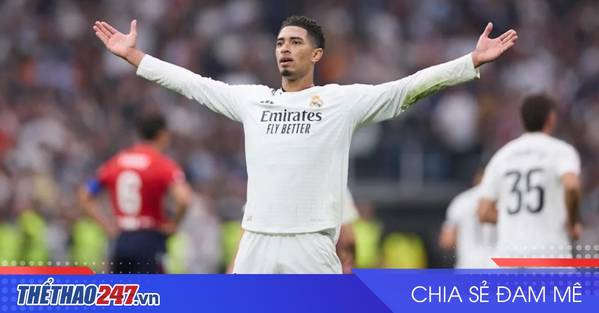 Bellingham giải 'cơn khát' bàn thắng sau 179 ngày đằng đẵng