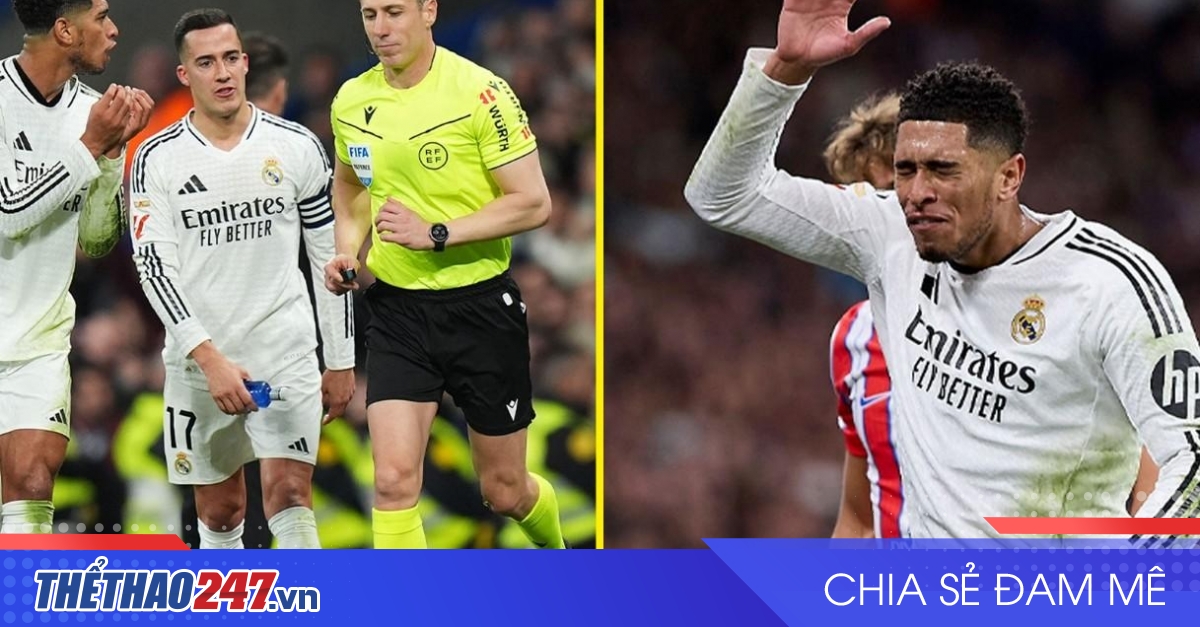 Bellingham chửi trọng tài ngay trận derby Madrid