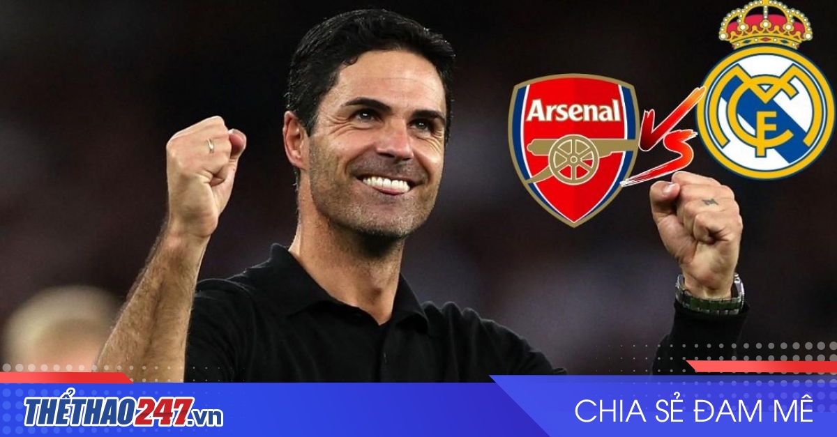 HLV Arsenal báo tin vui trước trận đấu Real Madrid