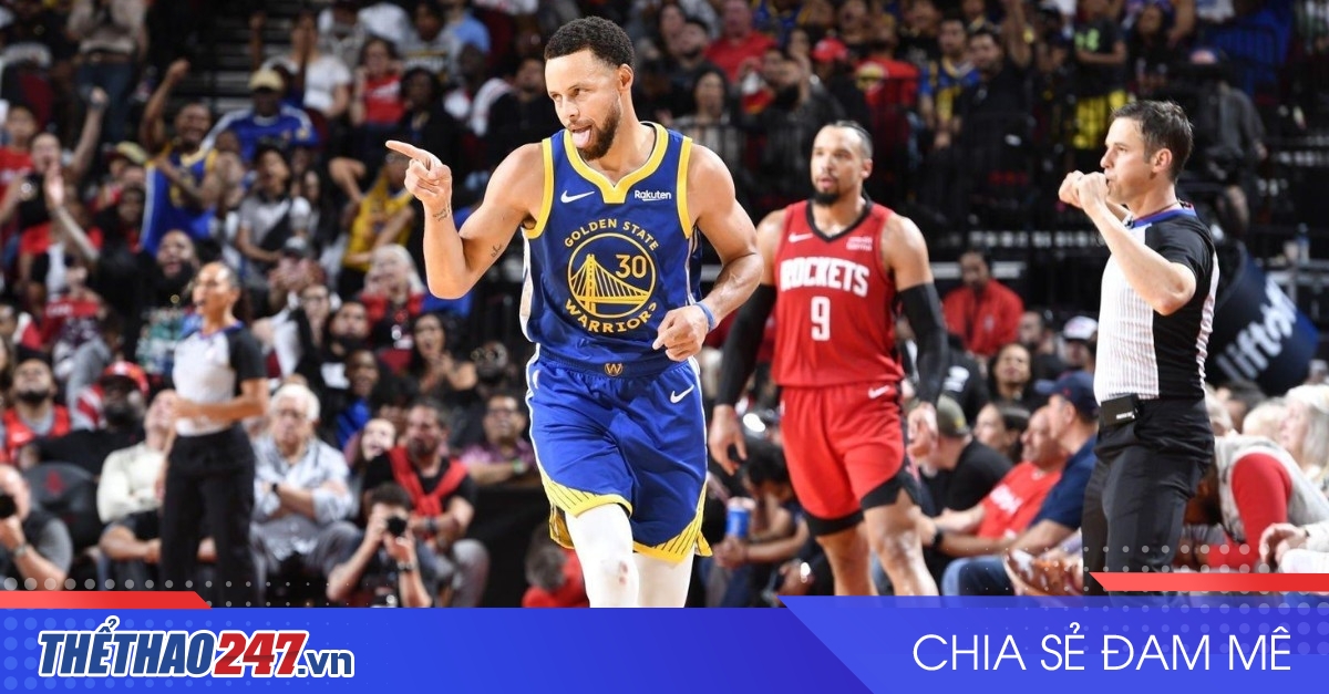 ‘Chef’ Curry ném như hack, Golden State Warriors thắng dễ Houston ...