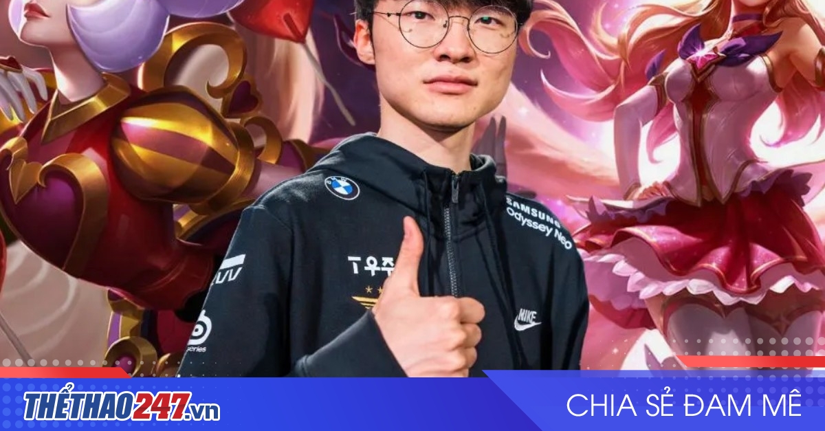 Faker nhá hàng về trang phục Liên Minh Huyền Thoại mới