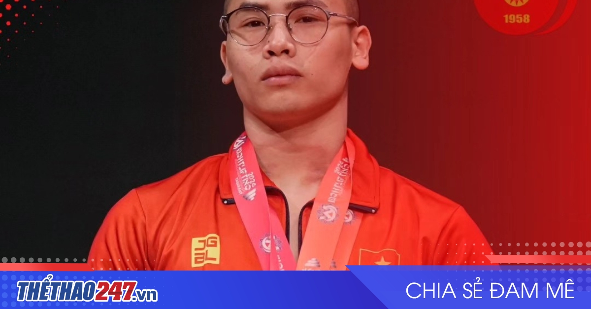 Trịnh Văn Vinh được Liên đoàn Cử tạ Châu Á vinh danh