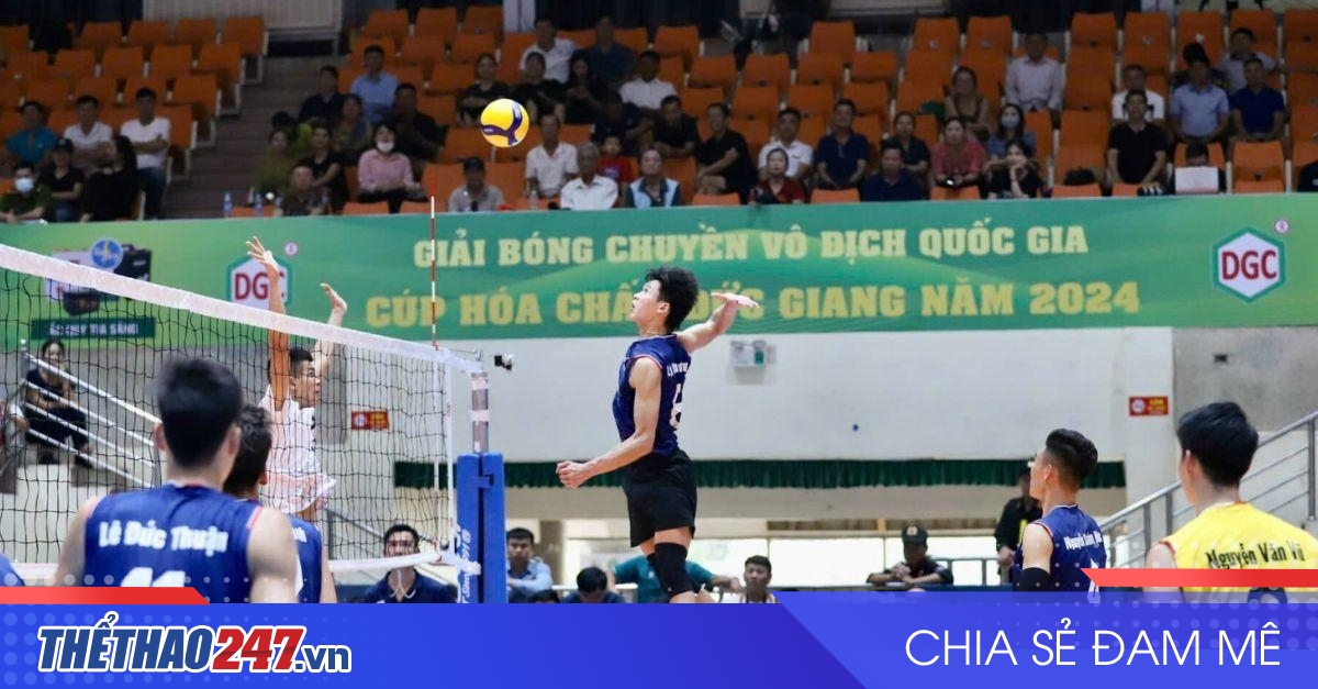 XSKT Vĩnh Long có chiến thắng đầu tiên tại giải bóng chuyền VĐQG 2024
