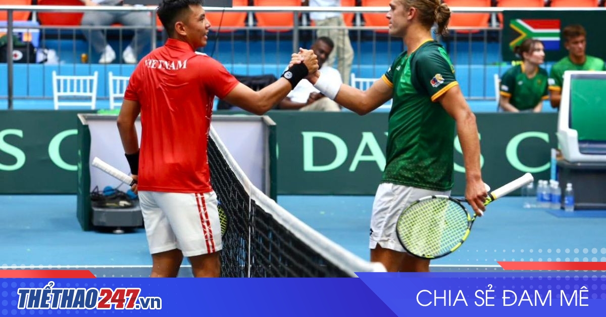 Lý Hoàng Nam tỏa sáng, tennis Việt Nam vẫn lỡ hẹn với nhóm II Davis Cup