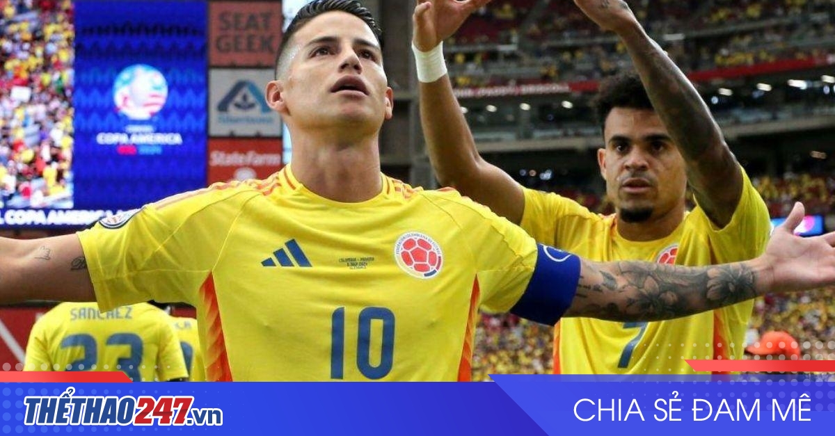 James Rodriguez hồi xuân ở Copa America 2024