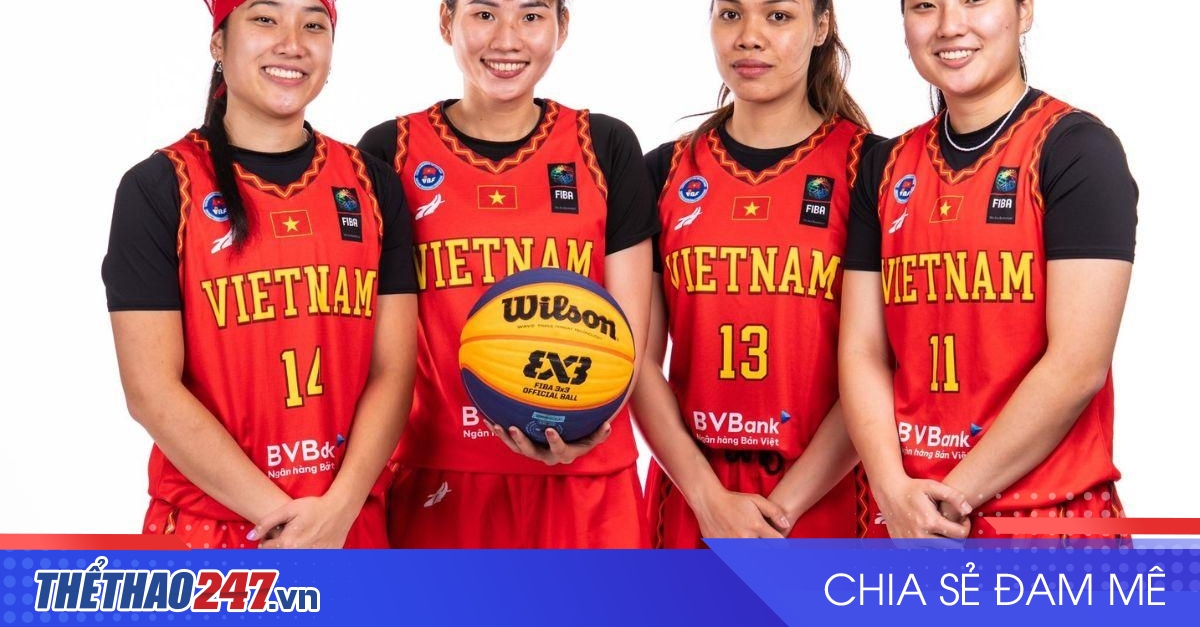 'Trương Twins' tỏa sáng, bóng rổ 3x3 nữ Việt Nam đi tiếp ở giải châu Á