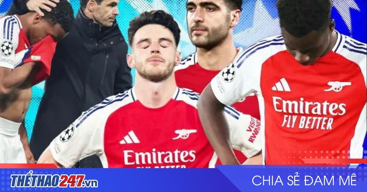 Kịch bản ác mộng khiến Arsenal bật bãi khỏi top 5 Ngoại hạng Anh
