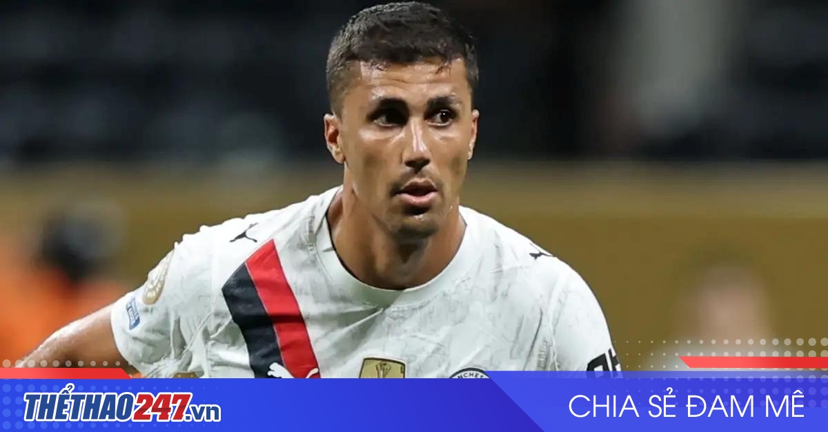 Thua sốc Al Hilal, Man City nhận thêm tin cực buồn từ Rodri