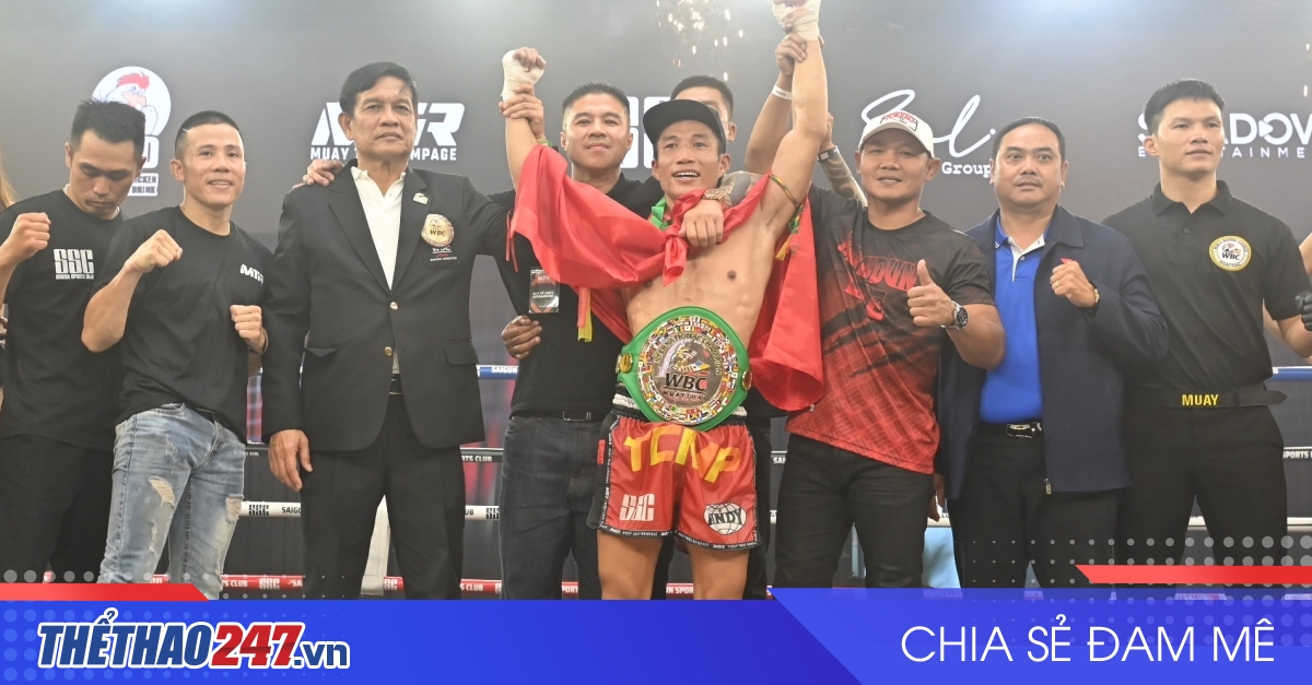 Muay Thai MTR: Minh Phát và Hữu Hiếu vô địch quốc tế WBC Muay Thai
