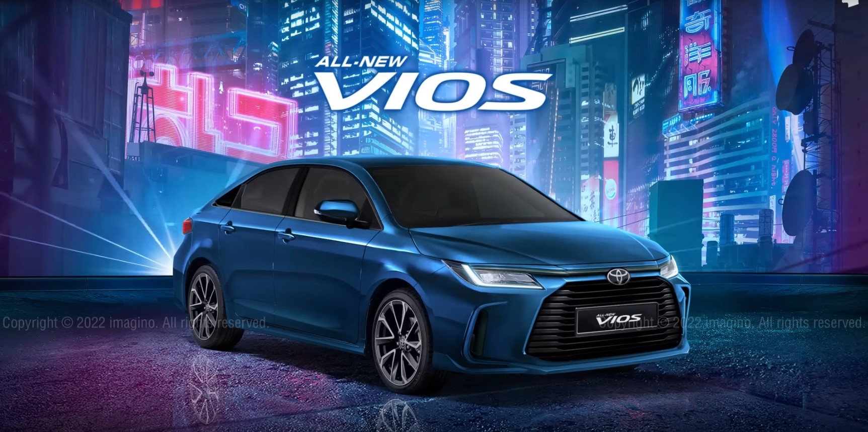 Sedan 'quốc dân' Toyota Vios 2023 lộ diện, thiết kế hòa trộn Corolla ...