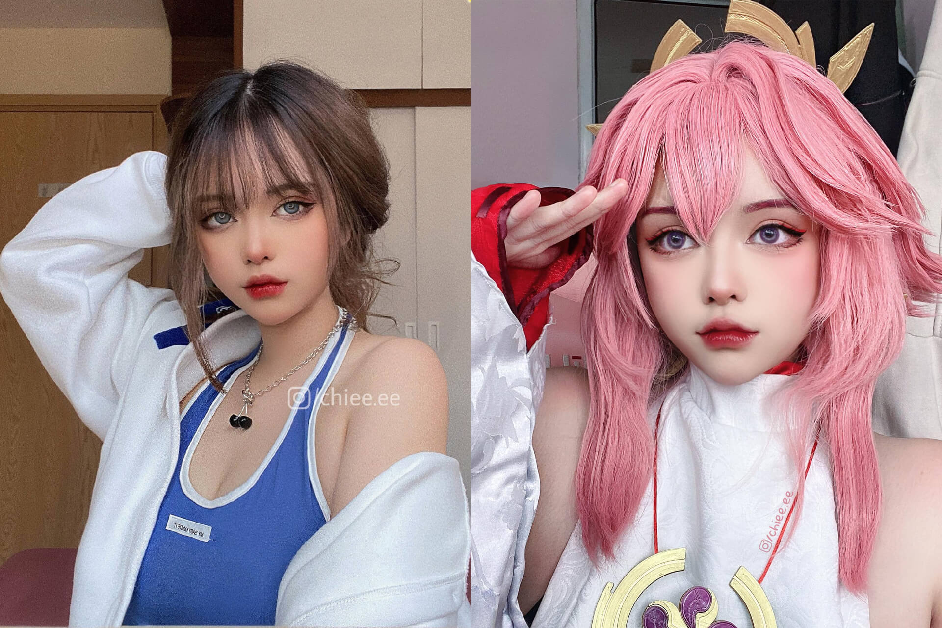 Nữ game thủ Genshin Impact Việt Nam cosplay Yae Miko