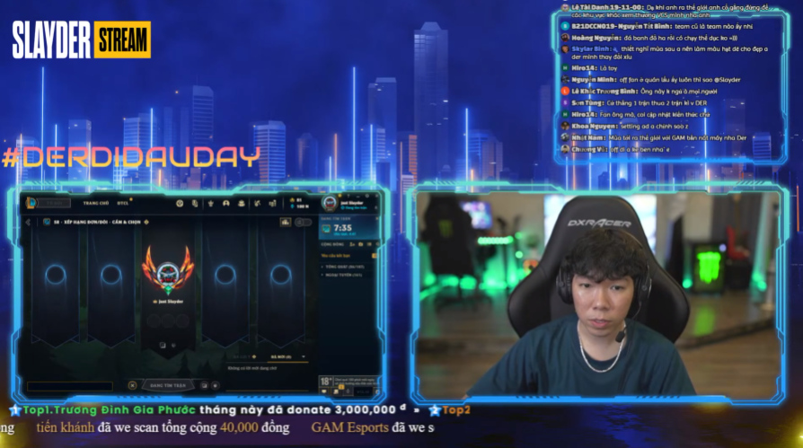 LMHT: Slayder ngồi livestream ở gaming house nhưng GAM vẫn tuyển ADC