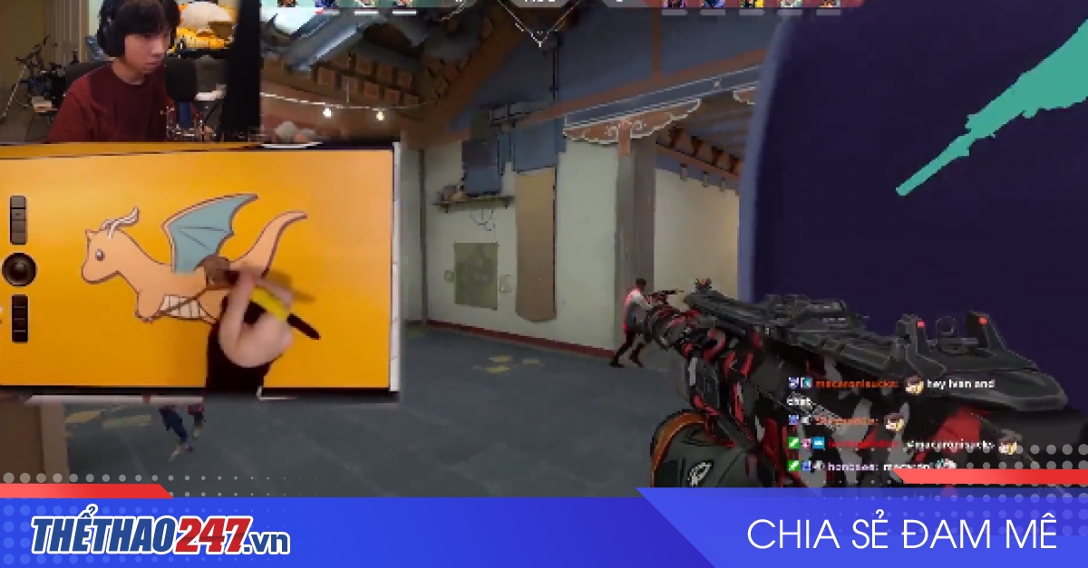 Game thủ VALORANT dùng bút thay chuột leo rank Immortal