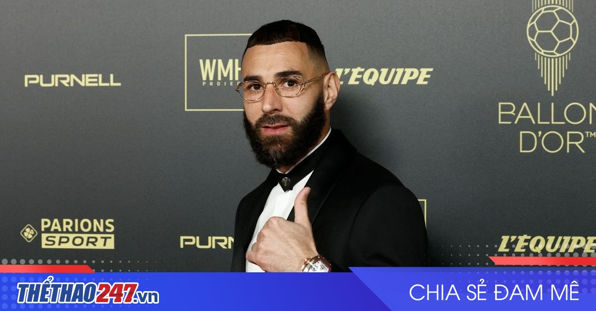 CHÍNH THỨC: Karim Benzema nhận giải thưởng QBV Dubai 2022