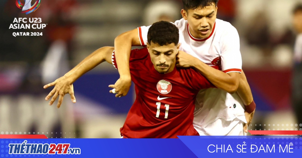 Kết quả U23 Qatar vs U23 Indonesia: Thất bại vì VAR | U23 Châu Á