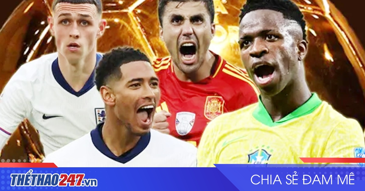 Cuộc đua Quả bóng vàng 2024: Rodri tụt dốc khi lỡ giải PFA