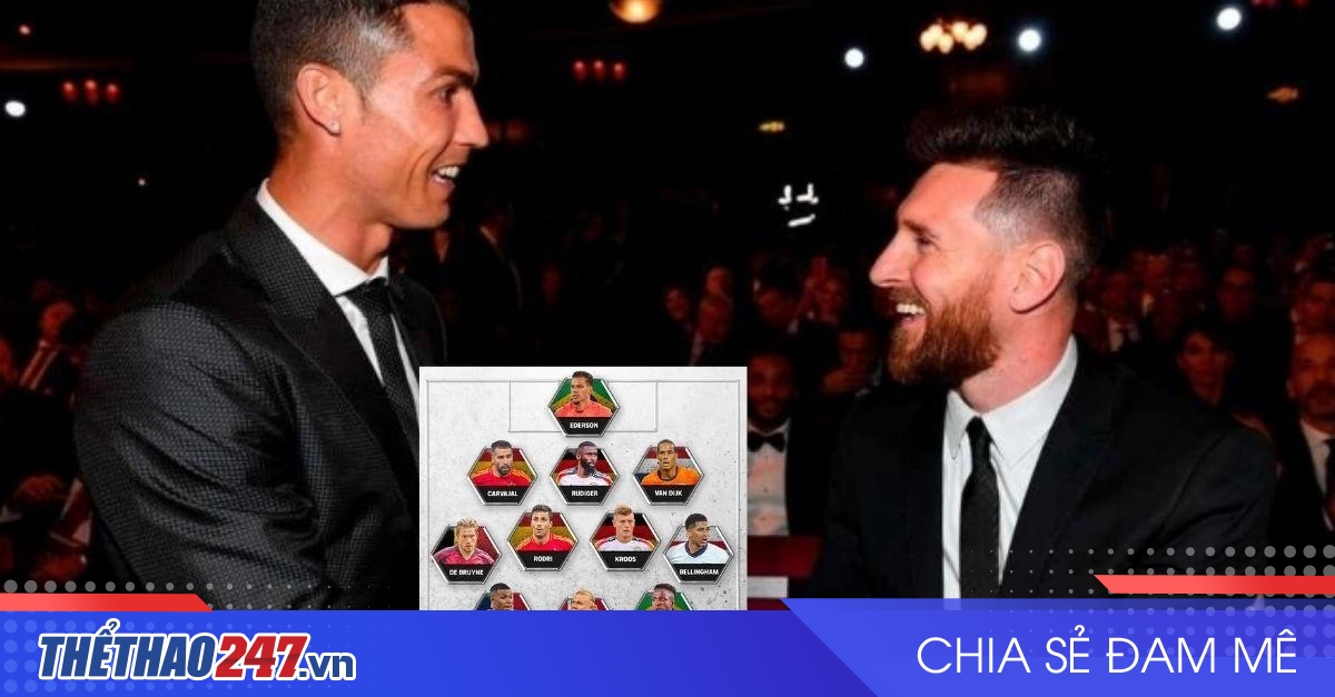 Công bố đội hình FIFPro 2024: Messi và Ronaldo bị loại