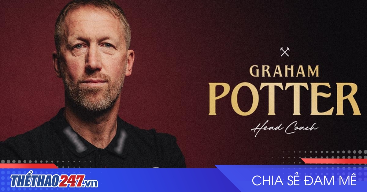 Graham Potter chính thức tái xuất Ngoại hạng Anh