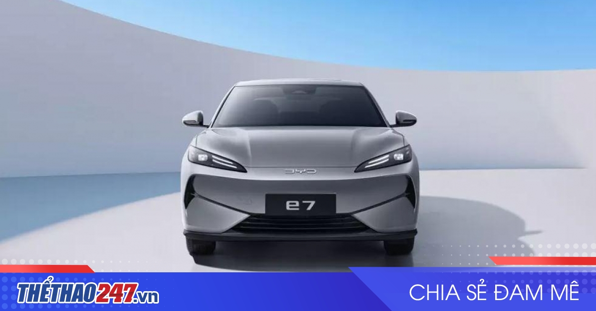 BYD trình làng e7: Sedan điện rộng rãi, giá quy đổi chỉ hơn 360 triệu, pin “trâu” 520 km