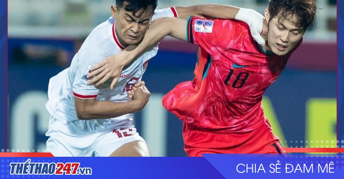 CĐV Hàn Quốc bỏ xem bóng đá sau trận thua khó tin U23 Indonesia