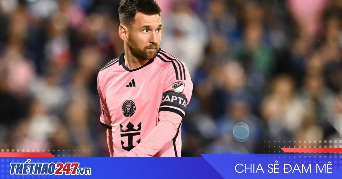 Messi báo tin không thể vui hơn, đối thủ của Miami chỉ biết khóc thét