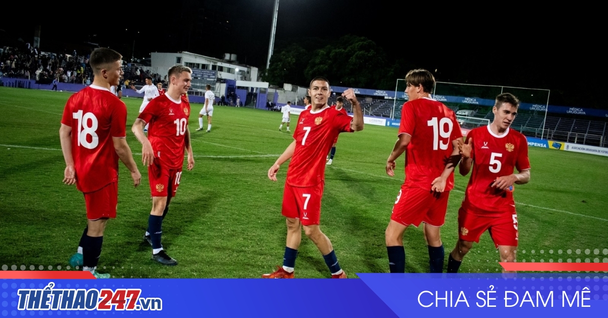 Lộ diện đội hình Nga đấu U20 Việt Nam