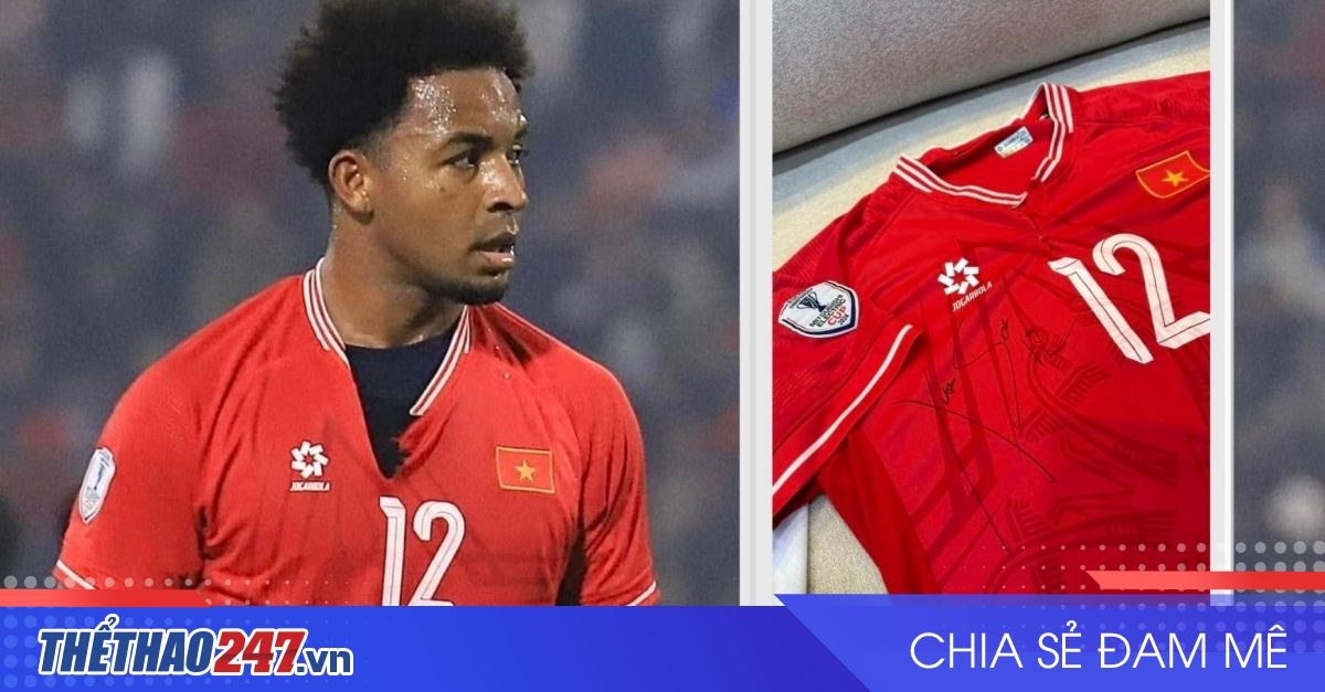 Đấu giá chiếc áo bị kéo rách của Xuân Son ở AFF Cup