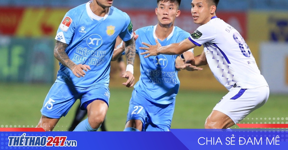 Nam Định thiệt quân nặng nề trận gặp CLB CAHN