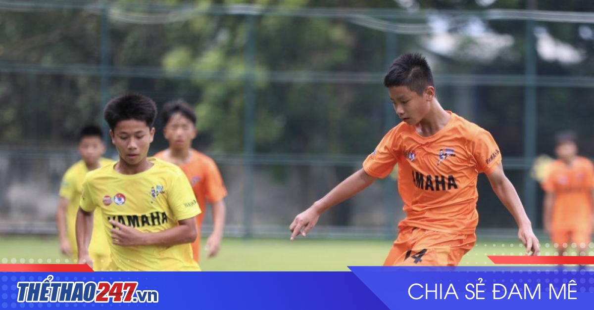 SLNA đấu Nam Định ở chung kết U13 Quốc gia