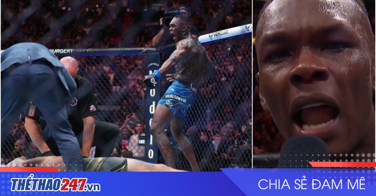 Kết quả UFC 287: Israel Adesanya đấm đối thủ bất tỉnh, giành đai vô ...