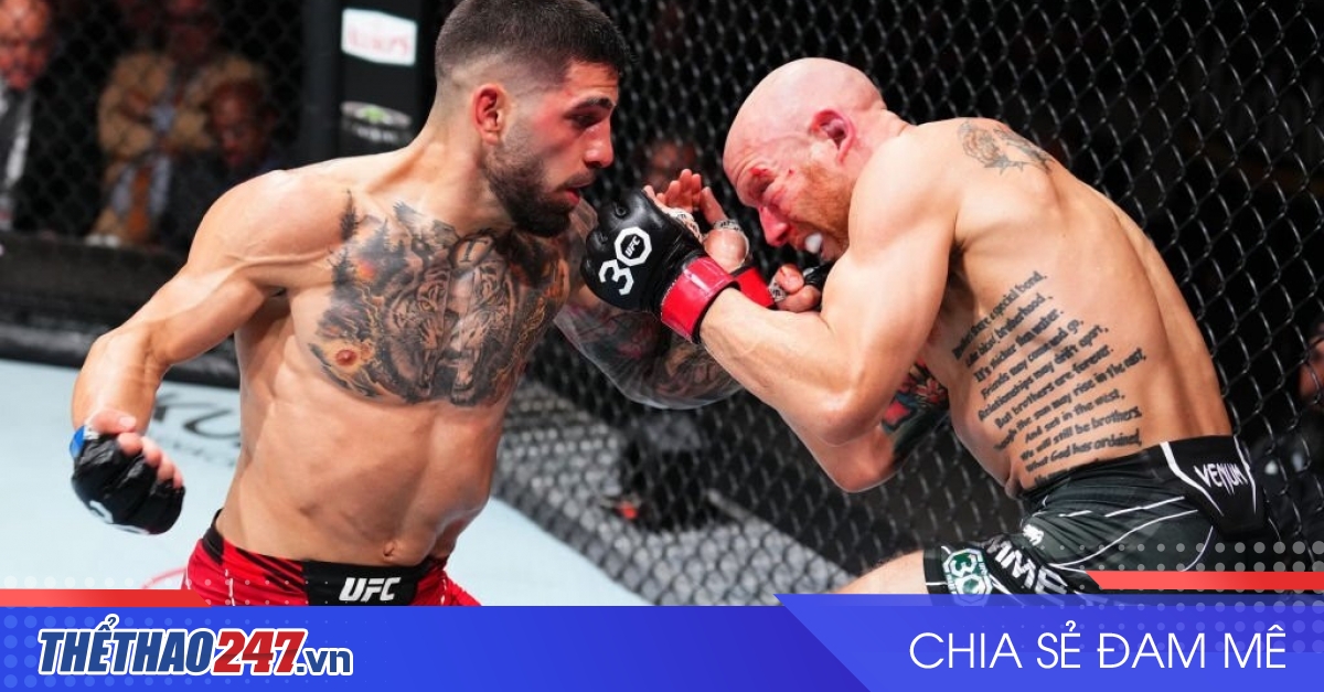 UFC Fight Night: Ilia Topuria đánh bại Josh Emmett, gửi chiến thư đến ...