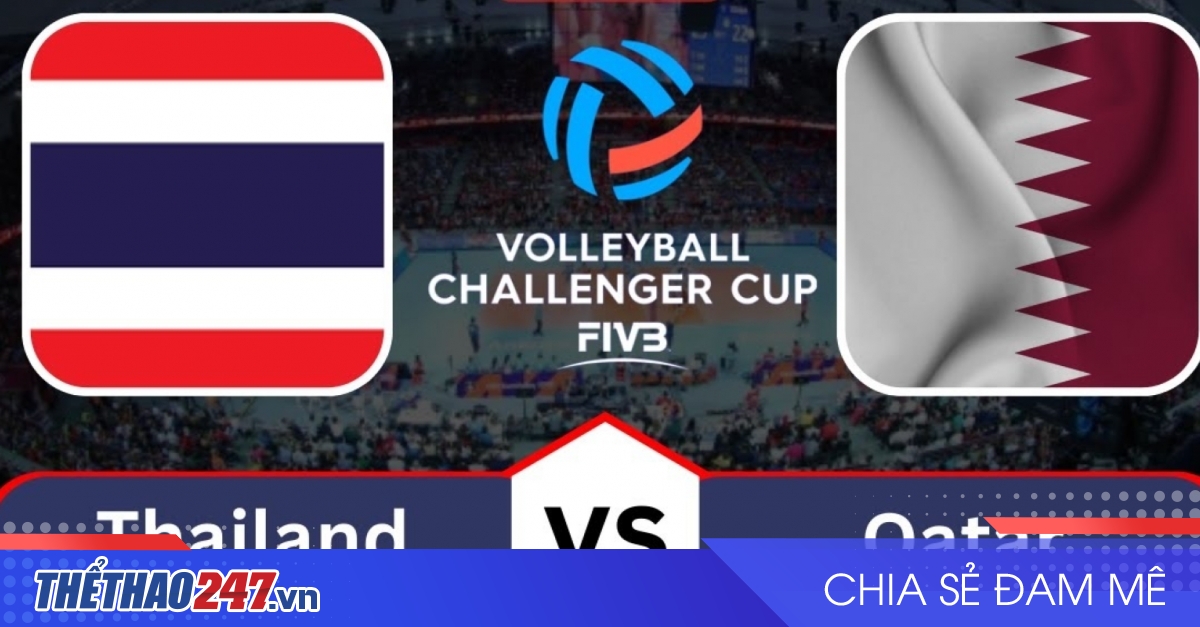 Link xem trực tiếp bóng chuyền nam FIVB Challenger Cup 2023 ngày 28/7: Qatar vs Thái Lan