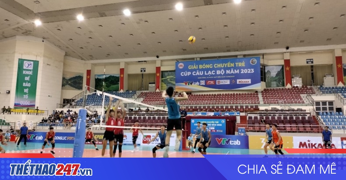 Lịch thi đấu giải bóng chuyền trẻ Cúp CLB 2023 mới nhất