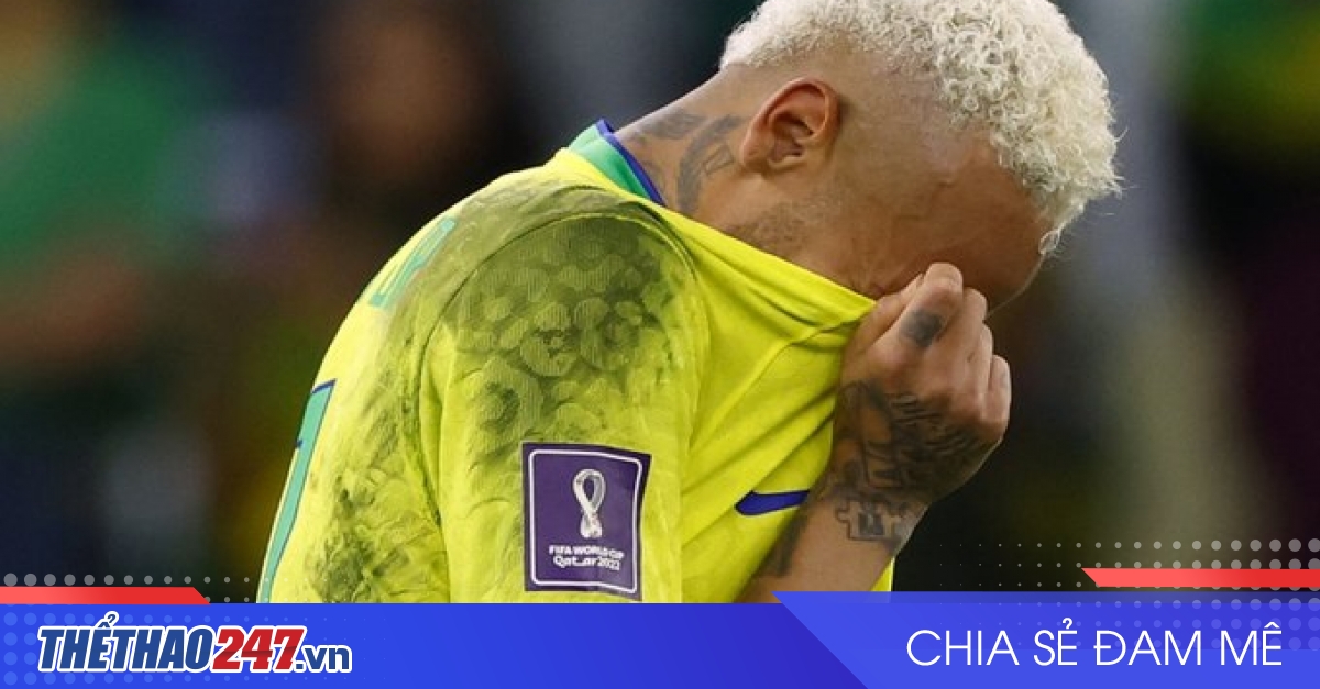Neymar từ giã ĐT Brazil sau thất bại tại World Cup 2022?