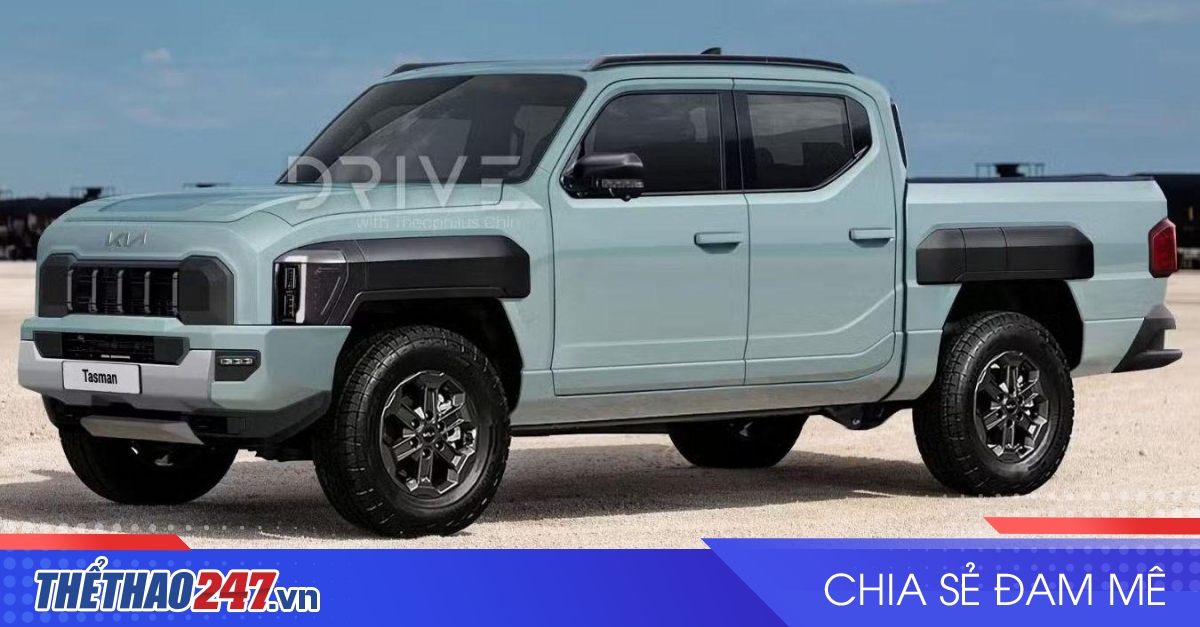 Chiêm ngưỡng hình ảnh phác họa Kia Tasman - bán tải cạnh tranh Hilux ...