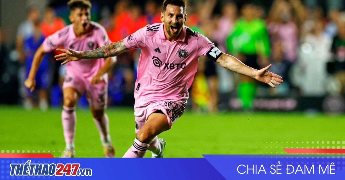 Messi lập kỷ lục độc nhất lịch sử sau siêu phẩm ra mắt Inter Miami