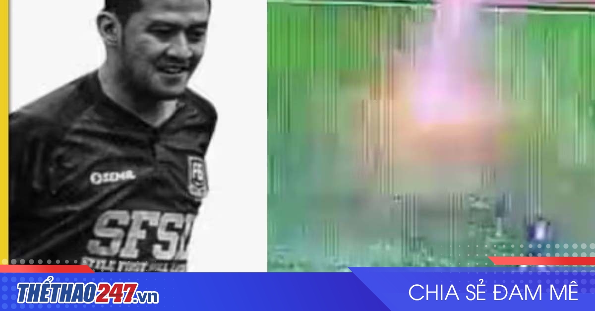 Cầu thủ qua đời vì bị sét đánh trên sân bóng Indonesia