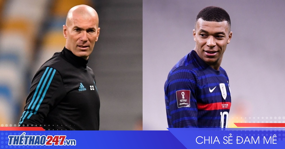Zidane bất ngờ thừa nhận một điều với Mbappe