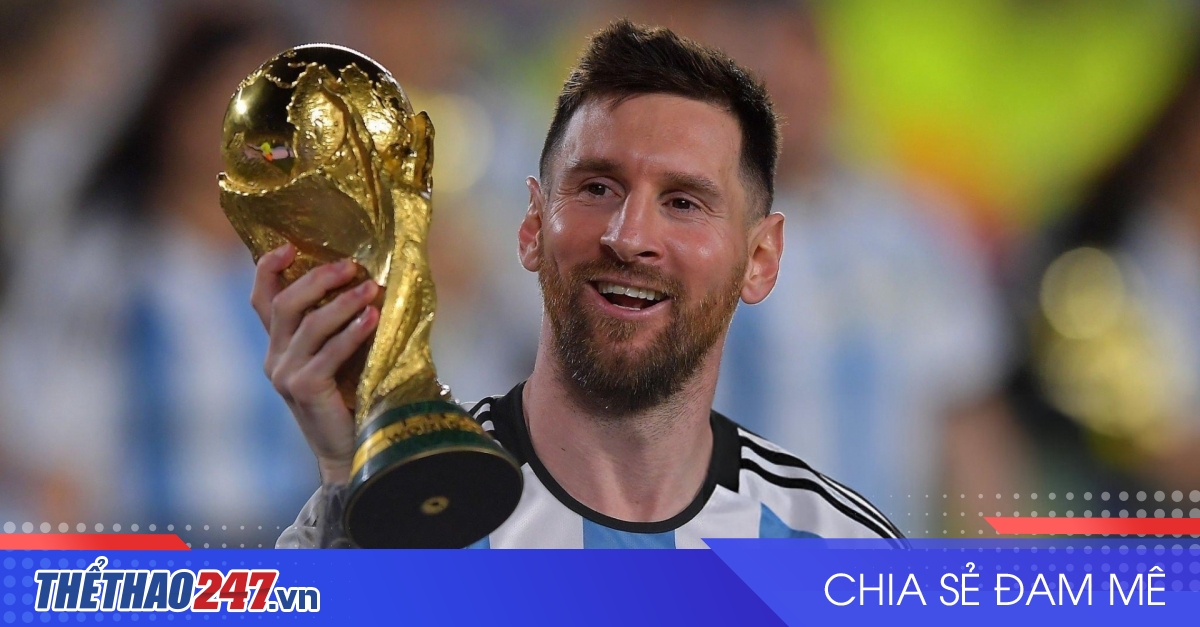 Lionel Messi nhận danh hiệu vĩ đại