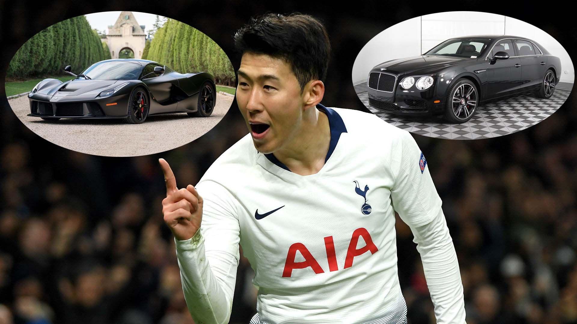 Son Heung-min - chàng tiền vệ có thú chơi siêu xe bậc nhất Tottenham